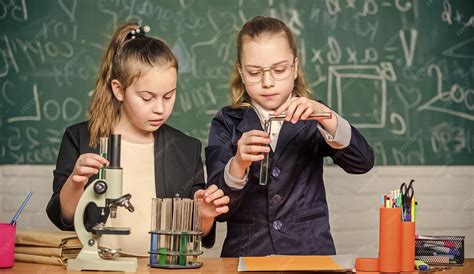 Premium Photo Private School School Project Investigation School Experiment Science Concept