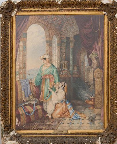 William Warman Active C 1915 A Couple In An Interior Sold At