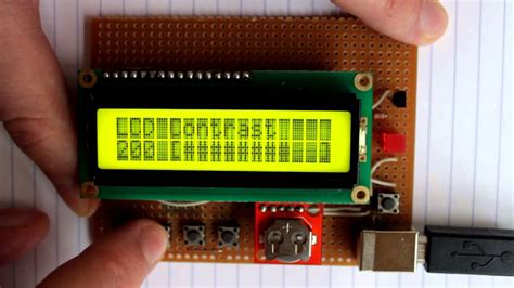 Atmega 328p Clock Thermometer YouTube