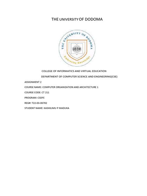 CT 211 Assignment 2 | PDF