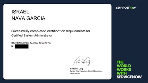 Israel Nava Garcia On Linkedin Servicenow Servicenowcertification