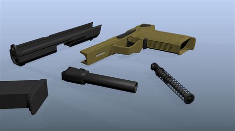 Handk Usp 45 Disassembled Cg Cookie