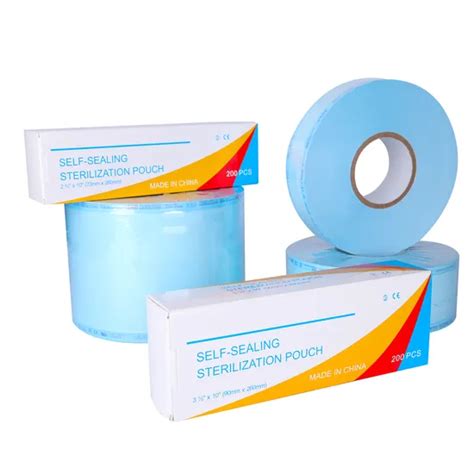 Sterilization Flat Pouch Reel Sterilization Gusseted Sterilization