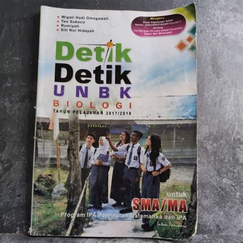 Jual Buku Detik Detik Unbk Biologi 20172018 Smama Intan Pariwara