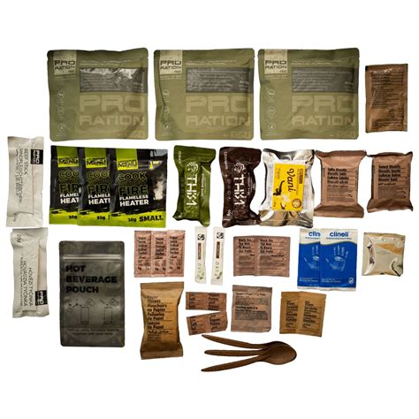 Pro Ration Ultimate Tactical Ration Full Day Menu V