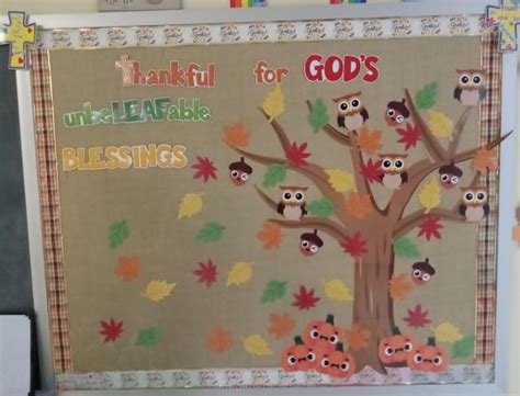 11 Awesome Christian Fall Themed Bulletin Boards Nylas Crafty Teaching