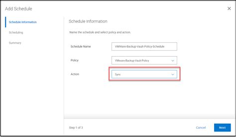 Enabling Schedules For Cyber Recovery Policies Powerprotect Data Manager Appliance Integration