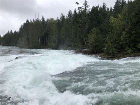 Nymph Falls After A Week Of Rain Rbritishcolumbia