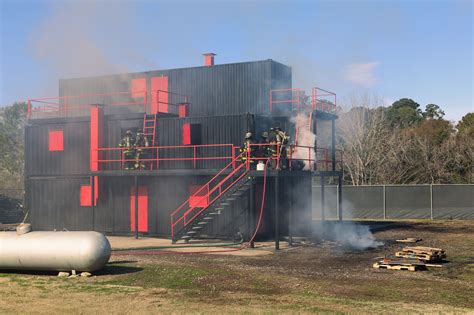 City Fire Department Unveils New Burn Building Training Facility