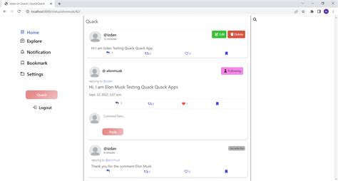 Github Fidanazhandjango Social Media Clone Social Media Clone Written In Django For The