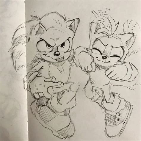 Sonic The Hedgehog Movie Sketch