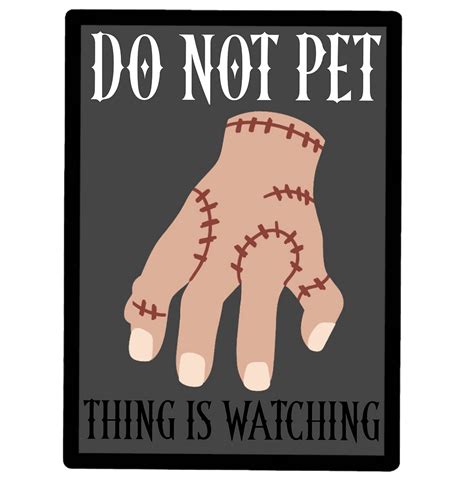 Patch Thing Is Watching Wednesday Edition Eclipse Gear