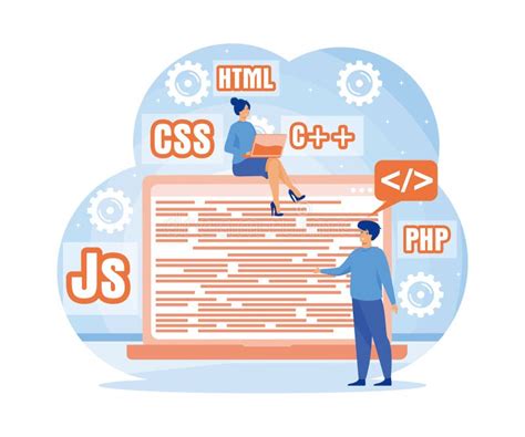 programmer or developer create code programming language programming