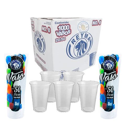 Vaso Reyma Desechable 8 50 Piezas Dulceria Tobi