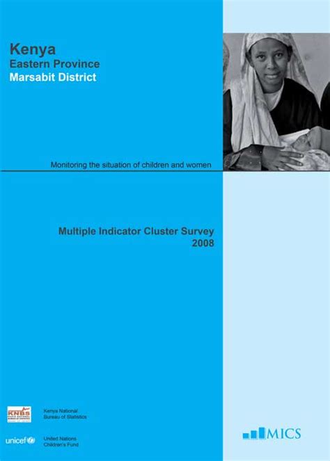 Multiple Indicator Cluster Survey Reports Kenya National Bureau Of