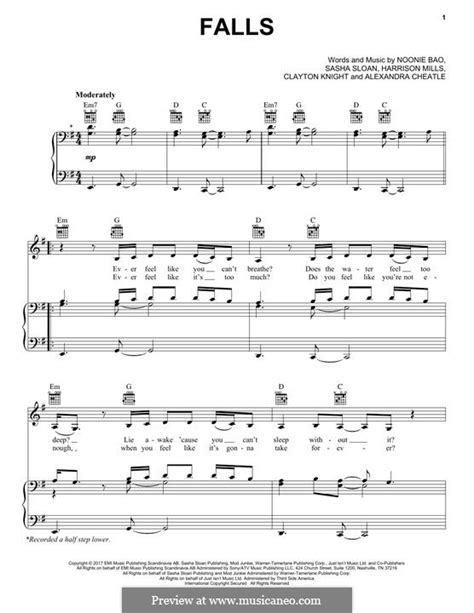 Falls Odesza By N Bao A Cheatle C Knight S Sloan H Mills On Musicaneo