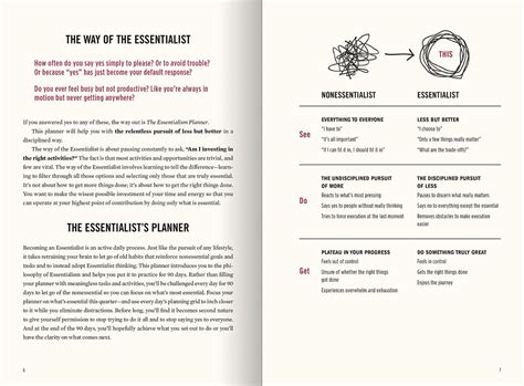 The Essentialism Planner Greg Mckeown
