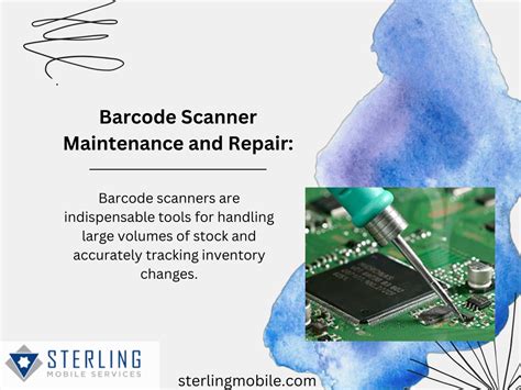 Ppt Barcode Scanner Maintenance And Repair Powerpoint Presentation