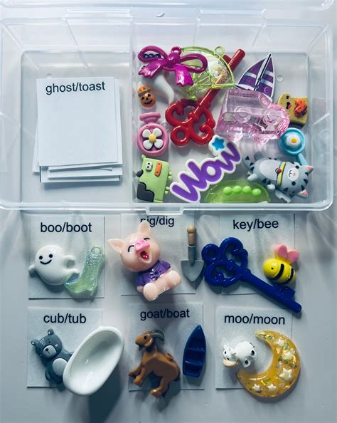 Minimal Pair Mini Objects Kit Speech Therapy Mini Objects Articulation Speech And Smile