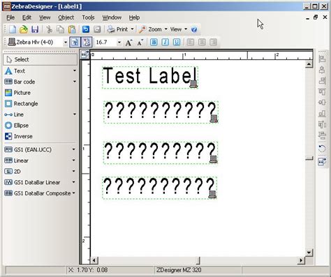 Store Label Format And Recall For Printing Using Zebradesigner