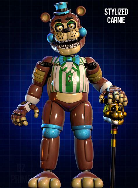 C4d R19 Stylized Carnie Fullbody By Bunzaiprime On Deviantart