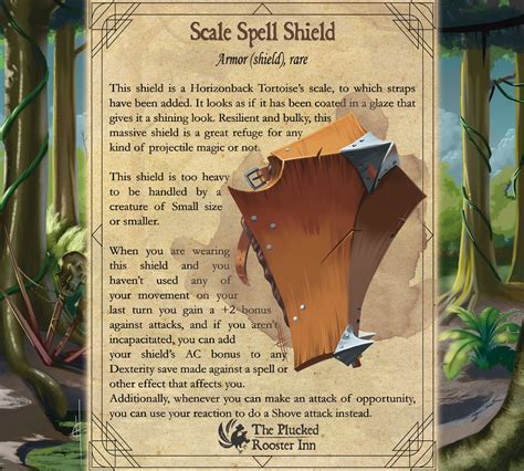 Scale Spell Shield Oc Rdungeonsanddragons