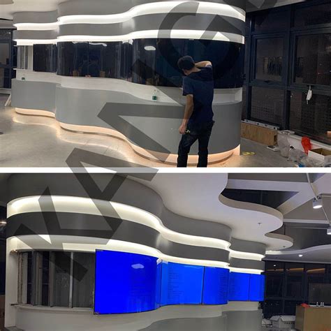 Flexible Curved Oled Screen Project Oled Column