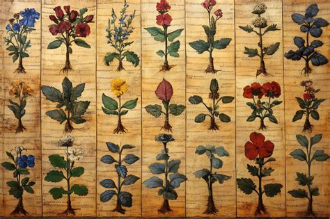 An Intriguing Botanical Code Featuring Unusual Plant Species Against A