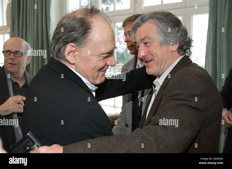 Us Director And Actor Robert De Niro Hugs His Swiss Colleague Bruno