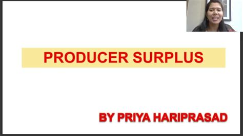 Producer Suplus Youtube