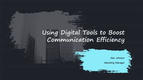 Using Digital Tools To Boost Communication Efficiency Ppt Mockup At