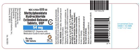 Dailymed Methylphenidate Hydrochloride Tablet Extended Release