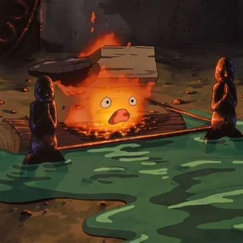 Calcifer Karmakarışık Miyazaki Manga