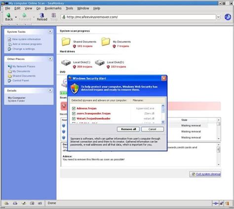 Help Mcafee Virus Warning On My Computer Is It Real