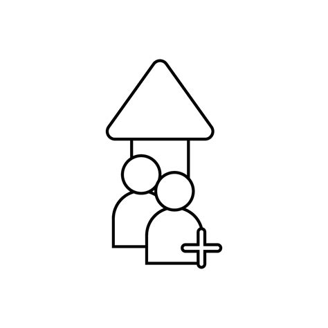 Referral Program Icon Vector Referral Illustration Sign Team Symbol