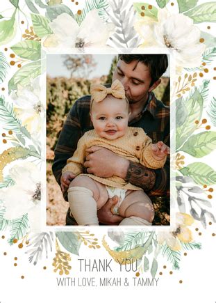 Thank You Cards Personalized Thank You Photo Cards