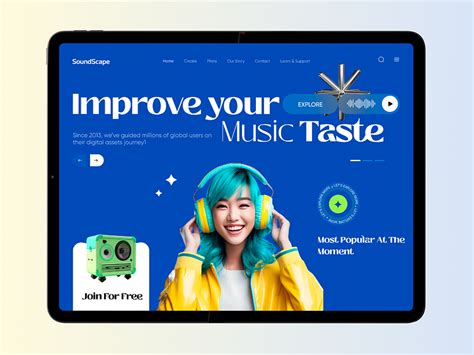 music player web design by roohi koohi on dribbble