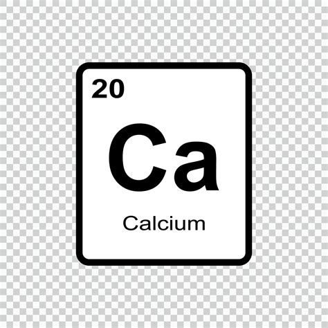 Chemical Element Calcium Vector Illustration 11160159 Vector Art At