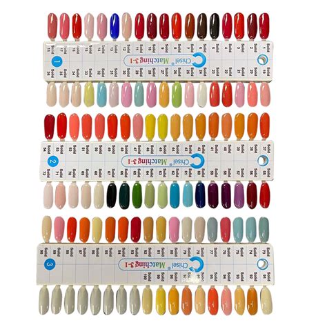 Chisel Matching Gel And Lacquer 0 5oz Full Set Of 100 Colors 12 1 E Skylark Nail Supply