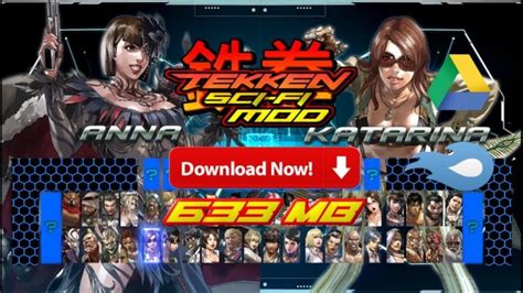 tekkenmods tekken sci fi mod for ppsspp