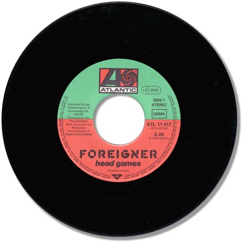 1979 Head Games Foreigner Rockronología