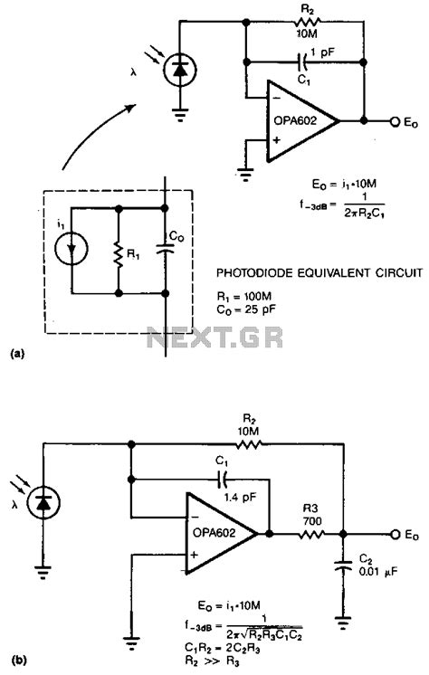Photodiode Amplifier Circuit