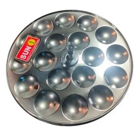 Sun 1 Stainless Steel Mini Idli Plate For Kitchen Size 19inch