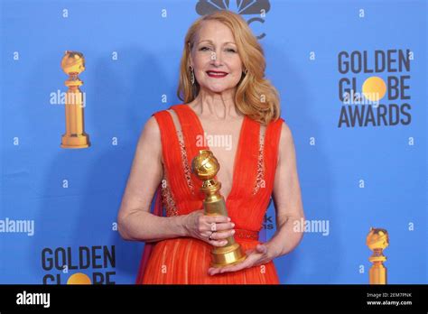 Patricia Clarkson Poses In The Press Room During The 76th Annual Golden