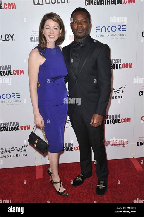 Jessica Oyelowo Left And David Oyelowo Arrive At The 33rd American Cinematheque Award Honoring