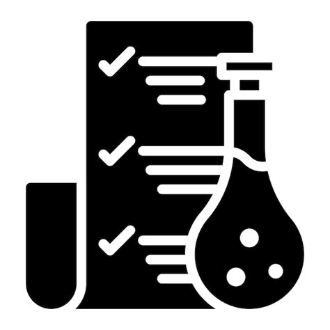 Premium Vector Lab Report Line Illustration