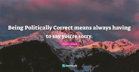 Being Politically Correct Means Always Having To Say Youre Sorry