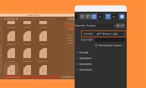 How To Export Gltf Files From Blender Iconscout Blogs