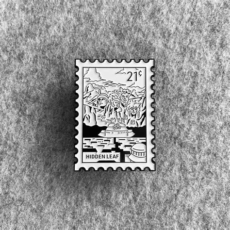 Hidden Leaf Stamp Pin Just Imagine Costumes Vancouver Bc