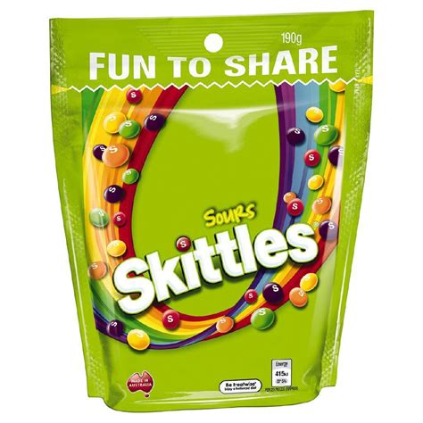 Green Skittles Skittles Bag Sour Skittles Lucas Candy Blueberry